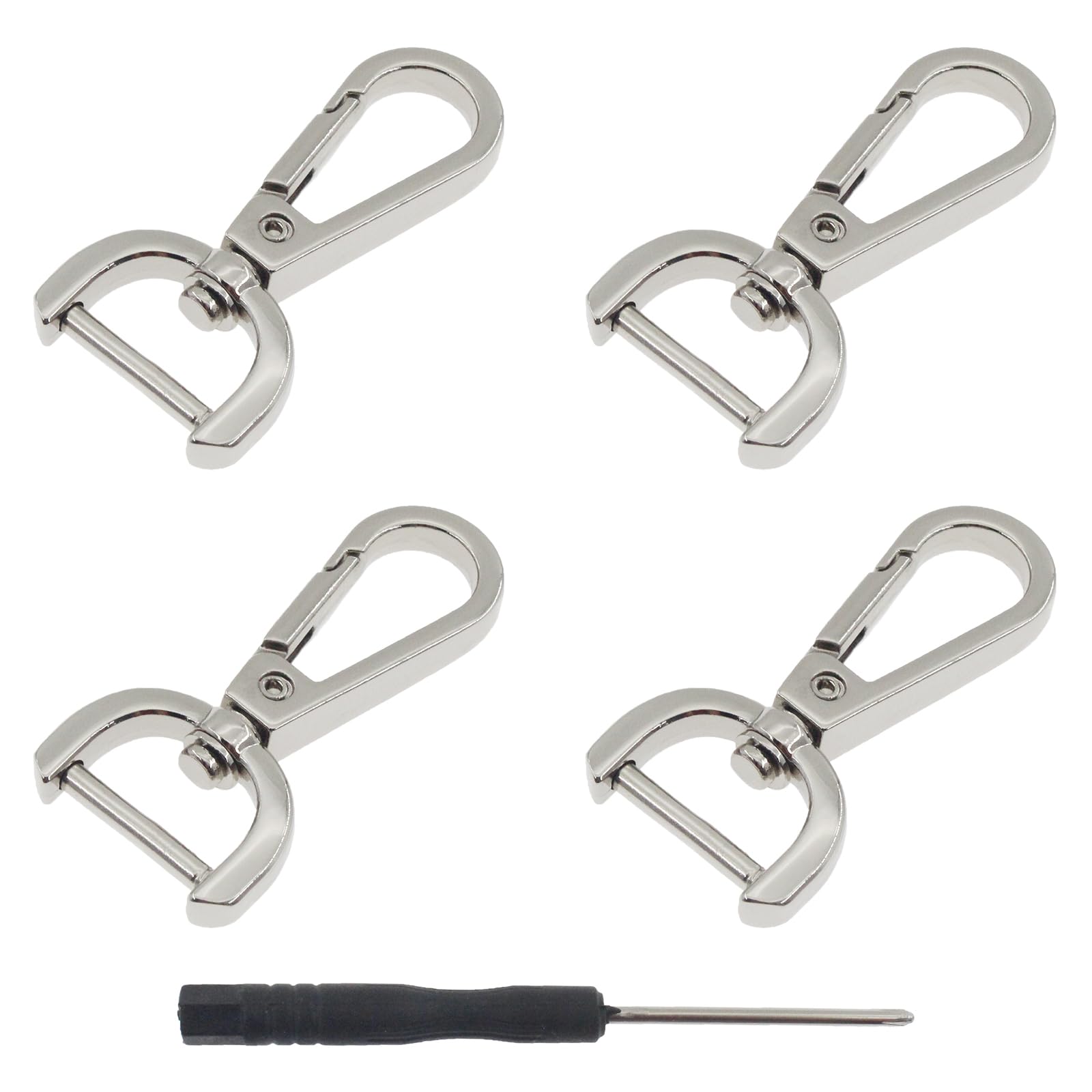 Amazon.com: 4 PCS Swivel Clasp Hooks,SAFYY Detachable Snap Hook W/Screw ...