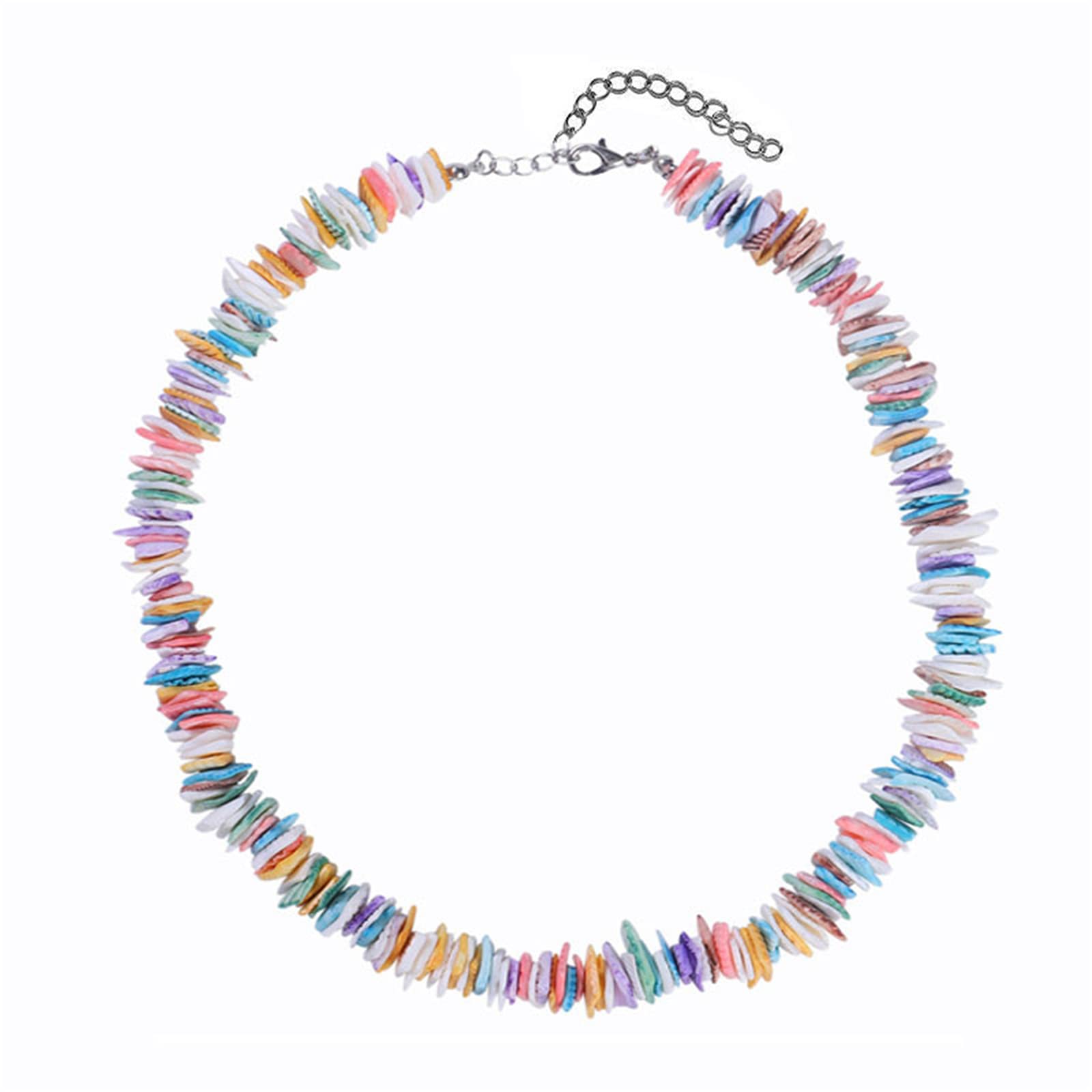 Amazon.com: Dreuyet Puka Shell Necklace for Men Women Bohemian Handmade ...