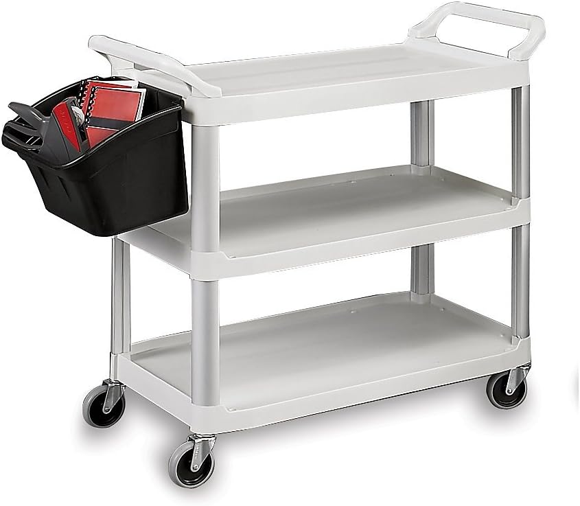 Open Sided Utility Cart Color: Cream - Amazon.com