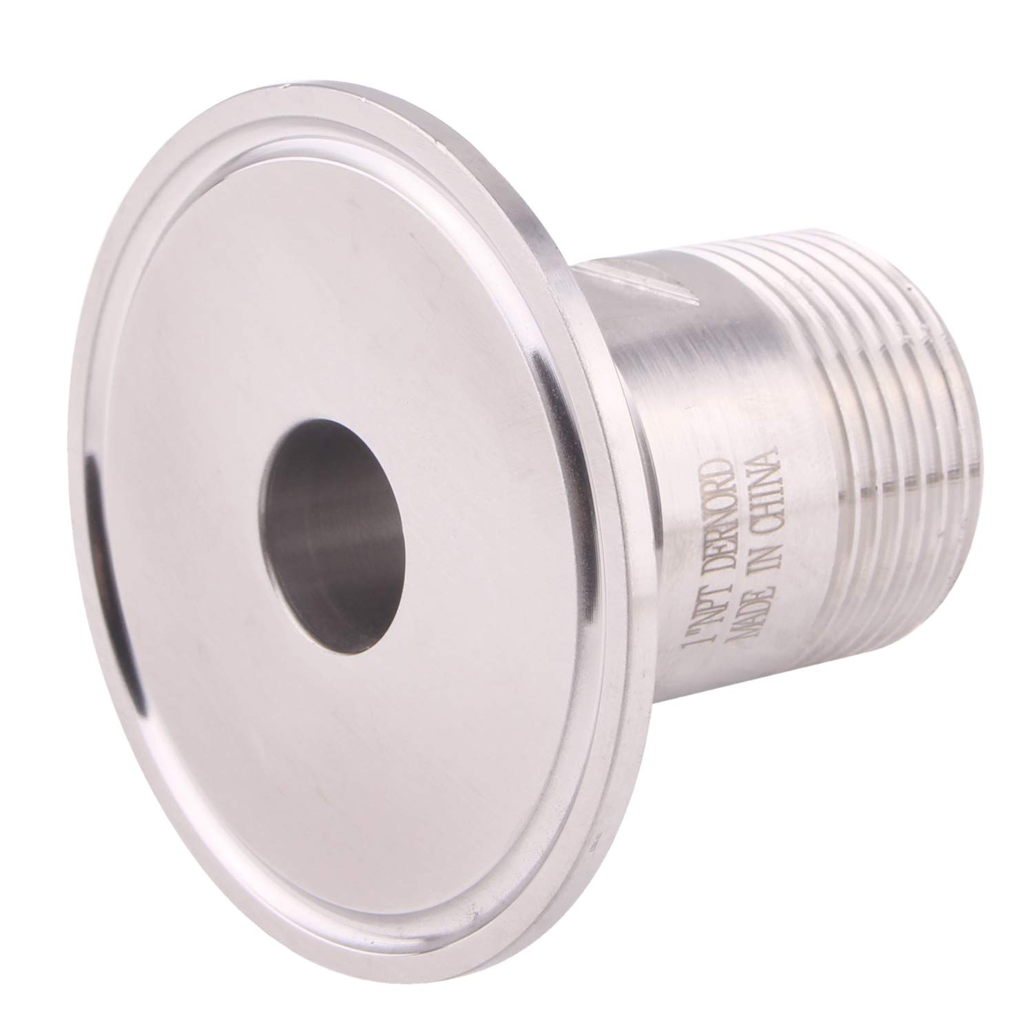 Snapklik.com : 2 Tri Clamp Adapter To 1 Inch MNPT Thread Ferrule ...