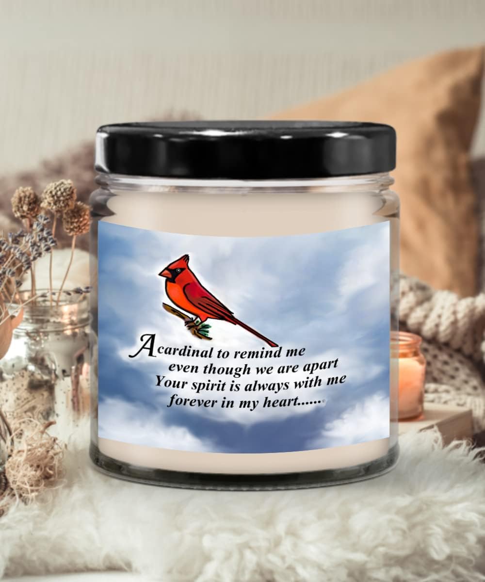 Amazon.com: Red Cardinal Memorial Gift Candle : Home & Kitchen