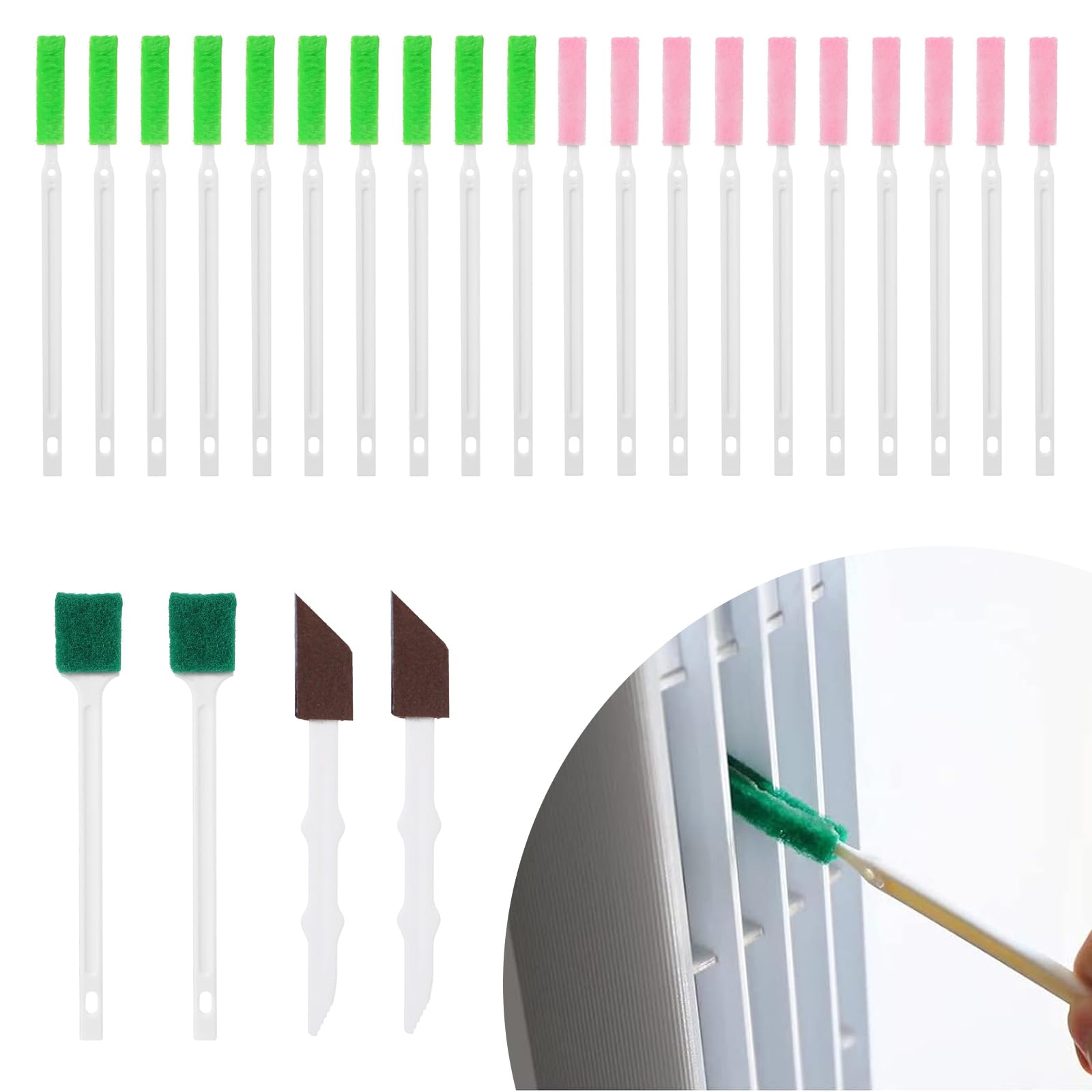 Amazon｜Anboli 隙間ブラシ エアコン掃除 ブラシ 隙間掃除 掃除道具 すきまブラシ 隙間掃除グッズ 水筒 トイレ キッチン掃除 (24本)｜窓・網戸ブラシ オンライン通販