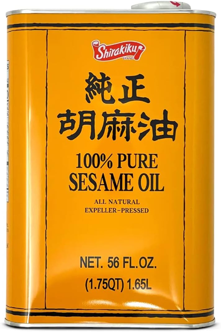 Amazon.com : Shirakiku Pure Japanese Sesame Seed Oil - Premium, Low Carb, Expeller Pressed and ...