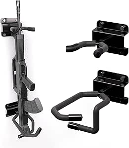 Amazon.com: Gun Rack for Wall-1/3/6 Slots, Heavy Duty Steel Indoor Gun ...