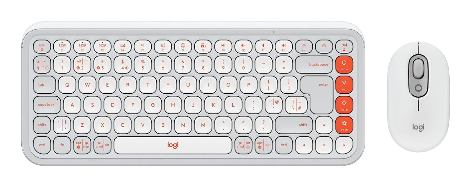 Amazon.in: Buy Logitech Pop Icon Combo, Bluetooth Keyboard and Mouse ...