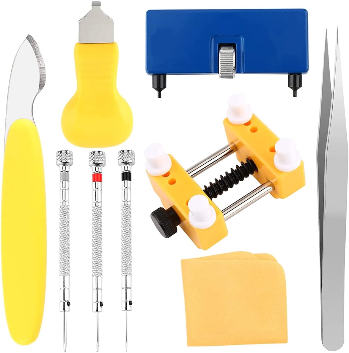 Amazon.com: FUYGRCJ- 9Pcs Watch Repair Kit Durable Watch Back Remover ...