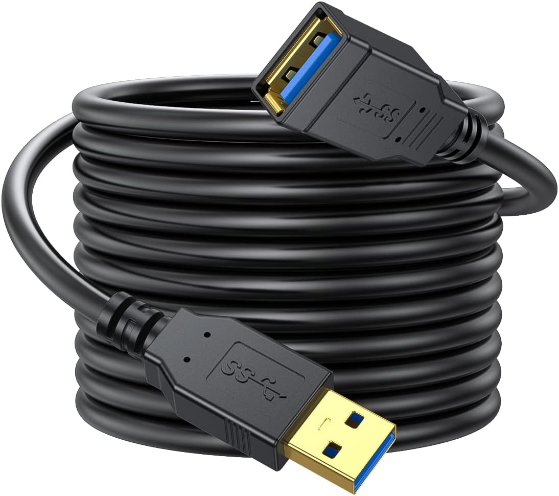 Amazon.com: NC XQIN USB Extension Cable 20 Ft, USB 3.0 Type A Male to A ...