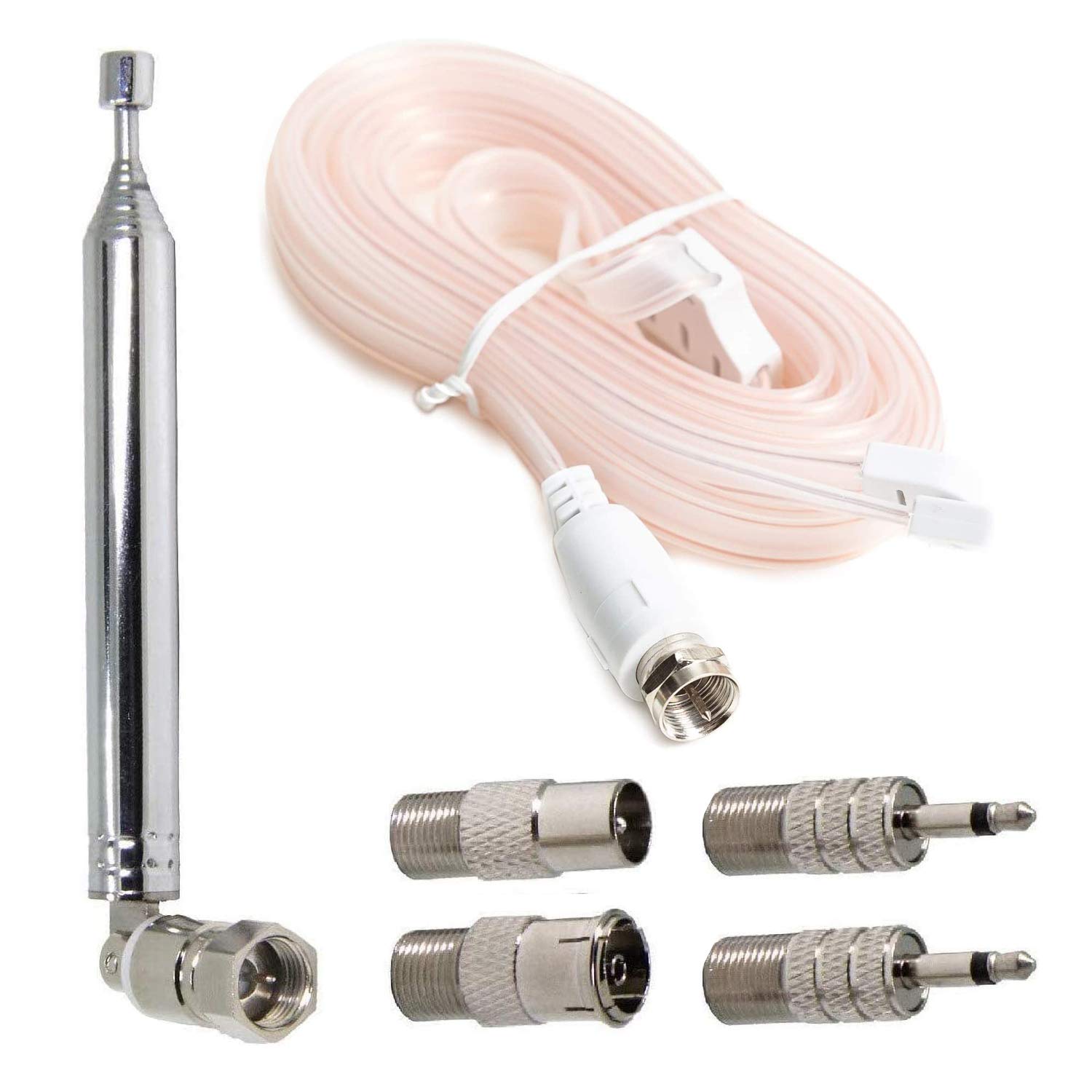 Buy Ancable Indoor Telescopic Antenna and Dipole FM Radio Antenna ...