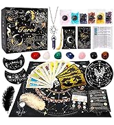 Amazon.com: 78 Tarot Cards with Guidebook - Tarot Deck Gift Set with ...