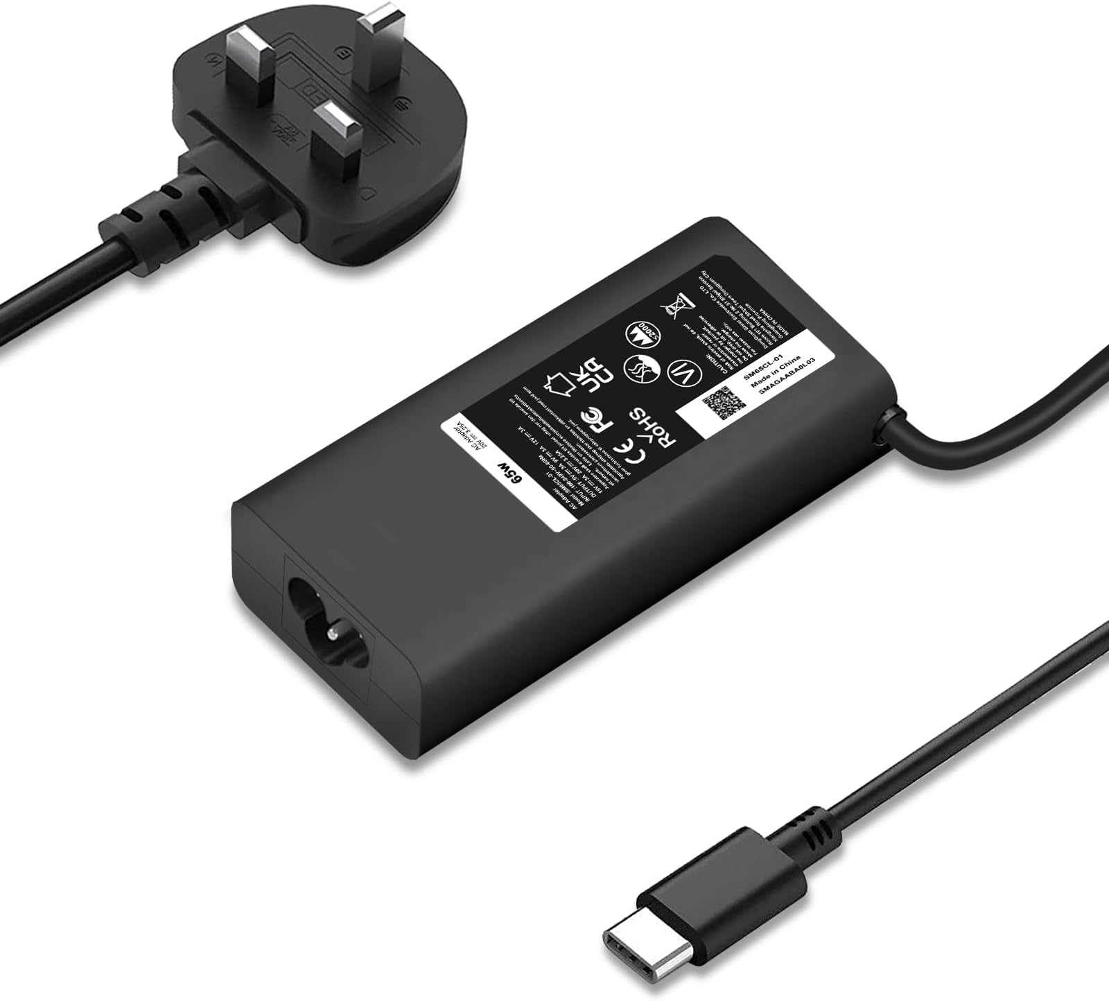 65W 45W USB C Charger Adapter for Dell Chromebook 3100 3300 3380 3400 ...