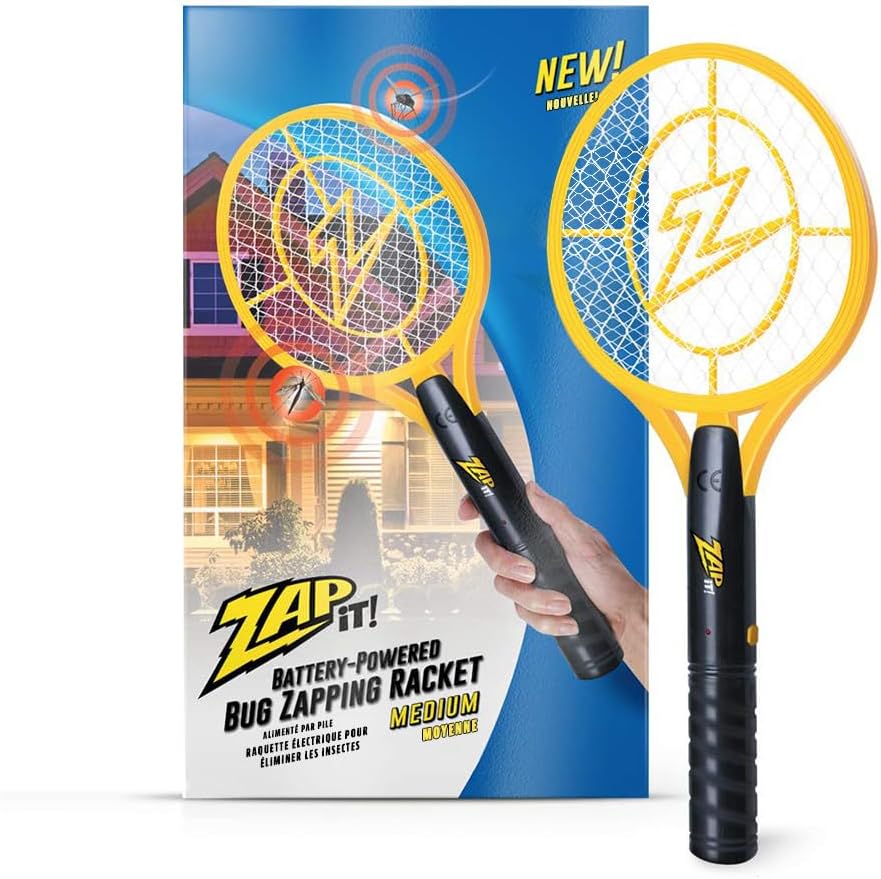 Amazon.com : Zap Master The Original Electric Hand Held Racket Bug ...