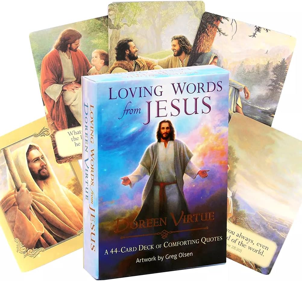 Loving Words from Jesus Oracle Cards : Amazon.co.uk: Toys & Games