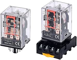 Amazon.com: FENRIZ Electronic Parts Intermediate Relay MK2P-I MK2P ...