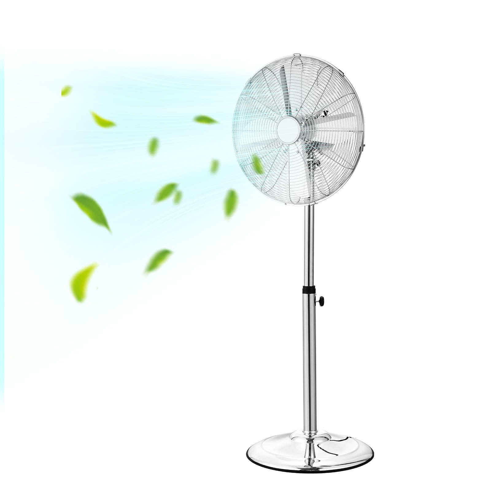 Amazon.com: VEVOR Industrial Pedestal Fan, 16 Inch Oscillating Standing ...