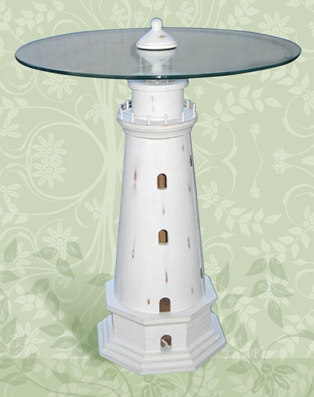 Amazon.com: Nautical Lighthouse End Table- 30.5" H x 23.5" Dia : Home ...