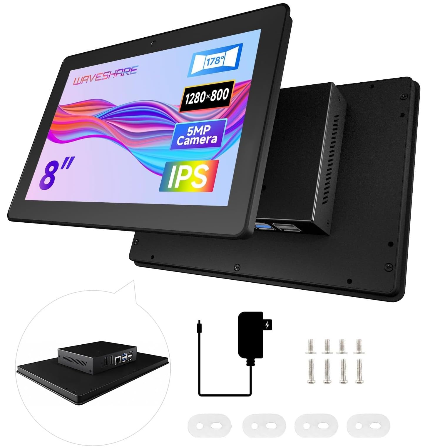 Amazon.com: 8 Inch HD Industrial HMI All-in-one Touch Display ...