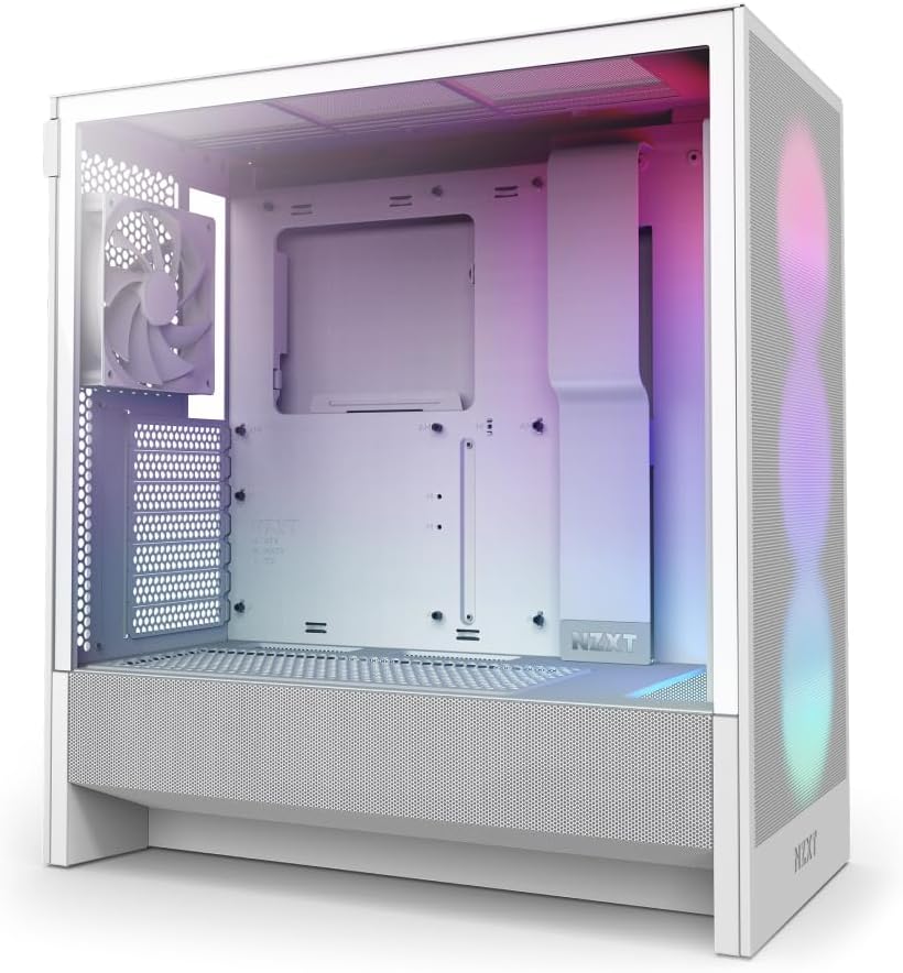 NZXT H9 Flow Dual-Chamber ATX Mid-Tower PC Gaming Case CM-H91FW-01 ...