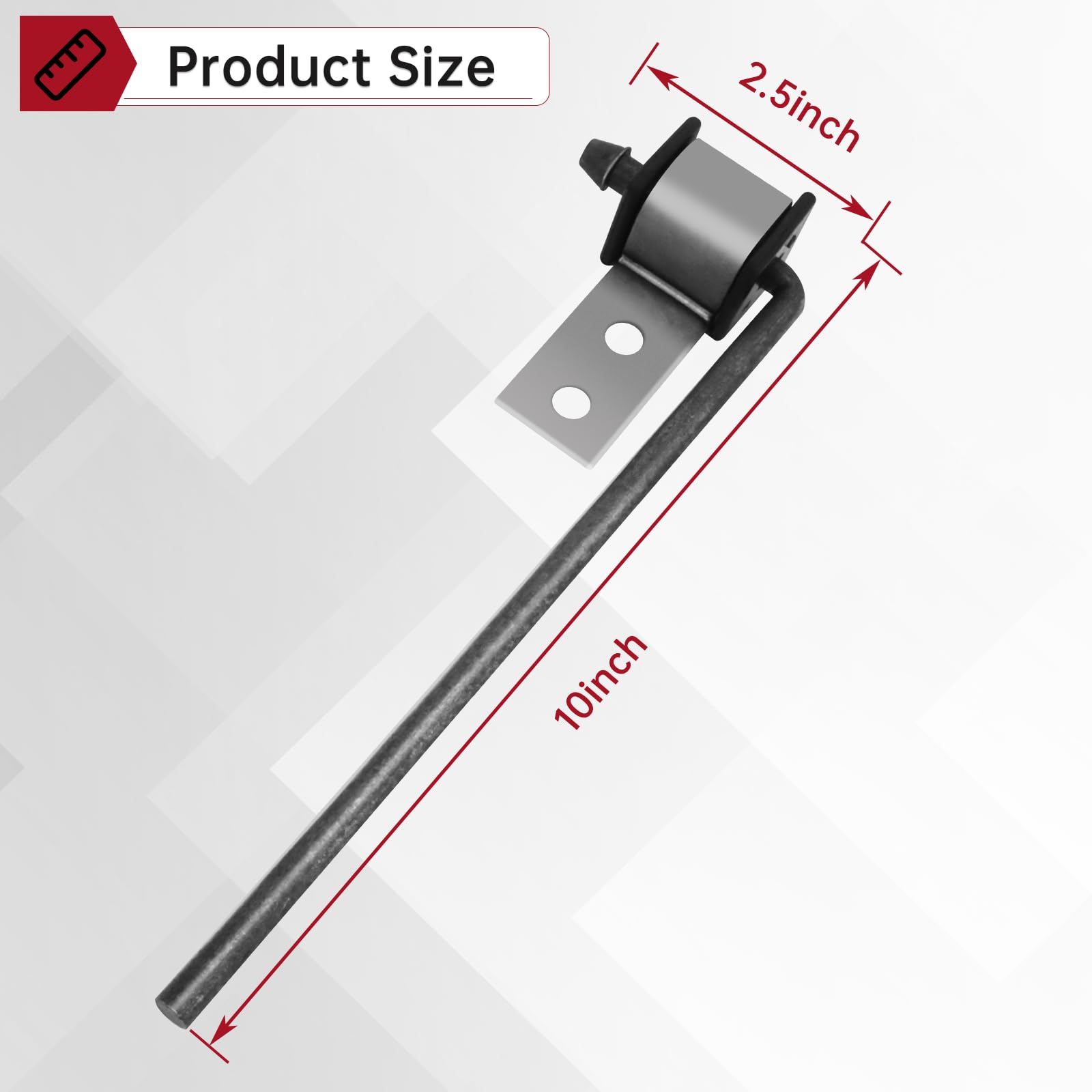 Snapklik.com : 2 Pack Heavy Duty Exhaust Hanger Rods Universal Use ...