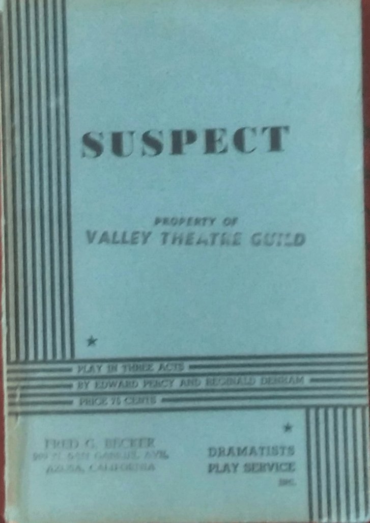 Suspect: Edward Percy, Reginald Denham: Amazon.com: Books