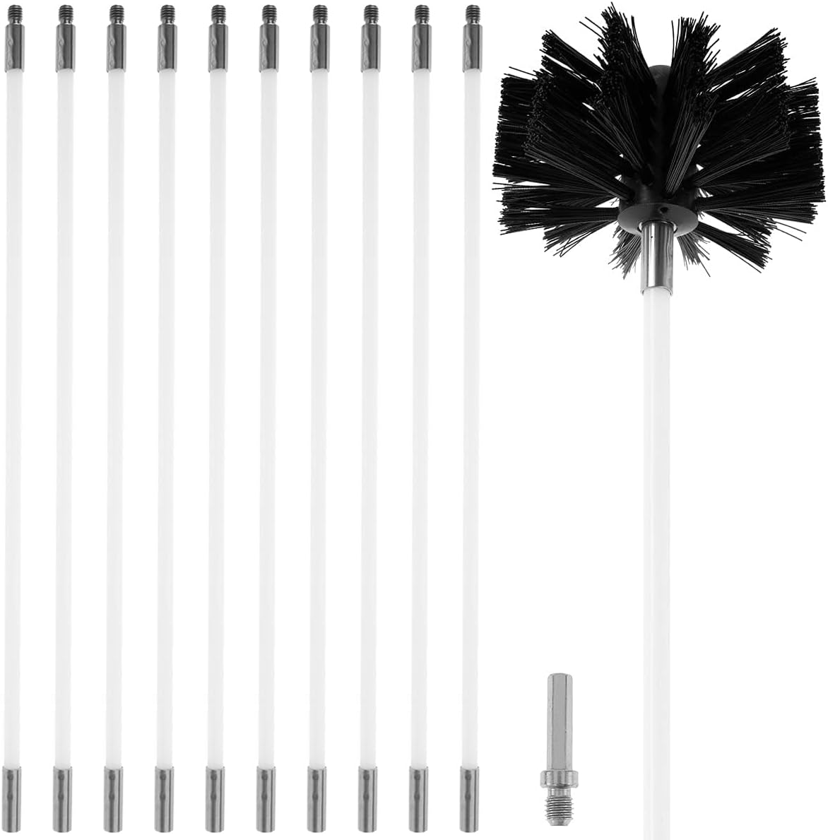 Amazon.com: 12pcs Chimney Sweep Kit, Flexible Chimney Cleaning Brush ...
