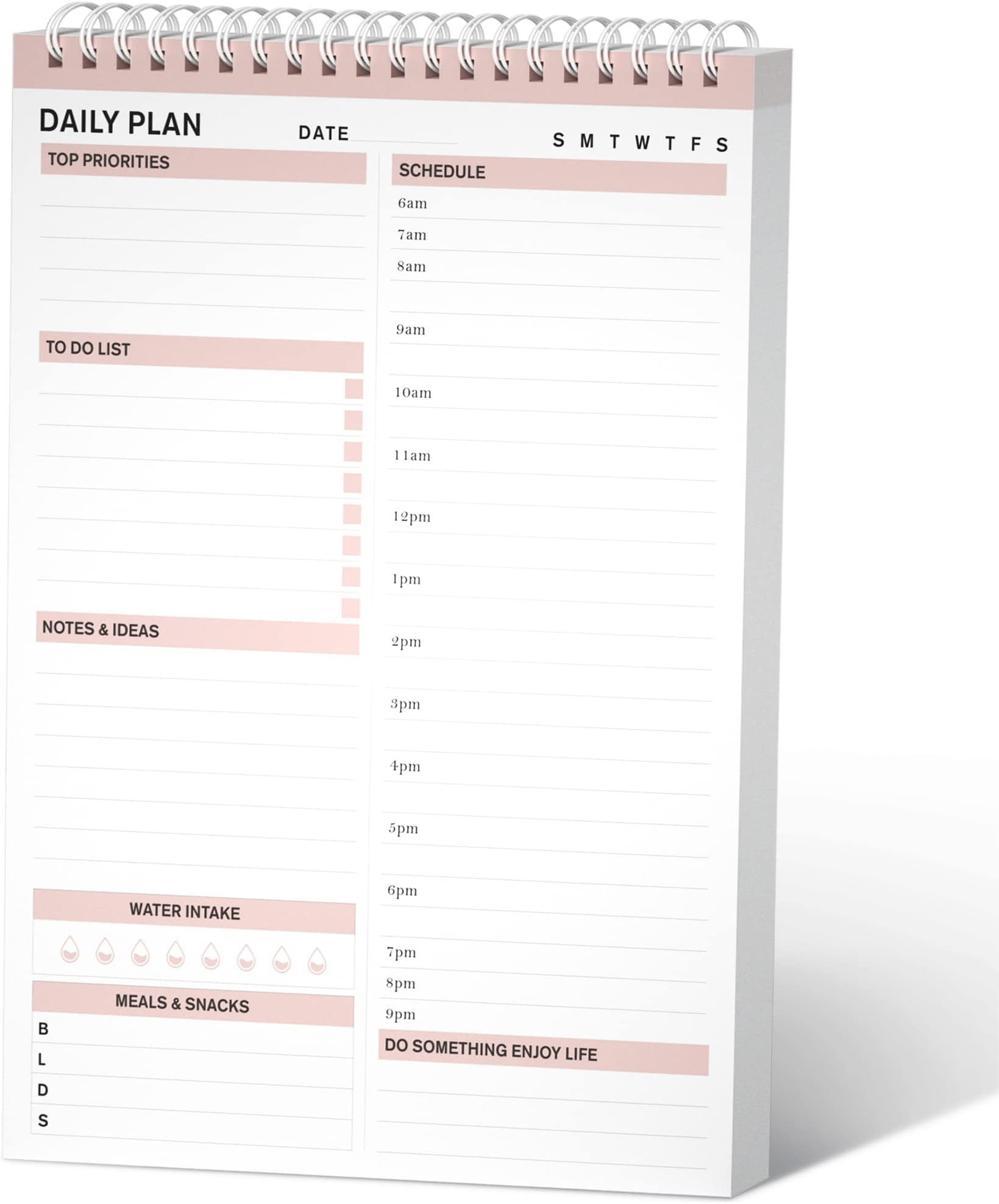 Amazon.com : To Do List Notepad- Daily Task Planner -Undated Calendar ...