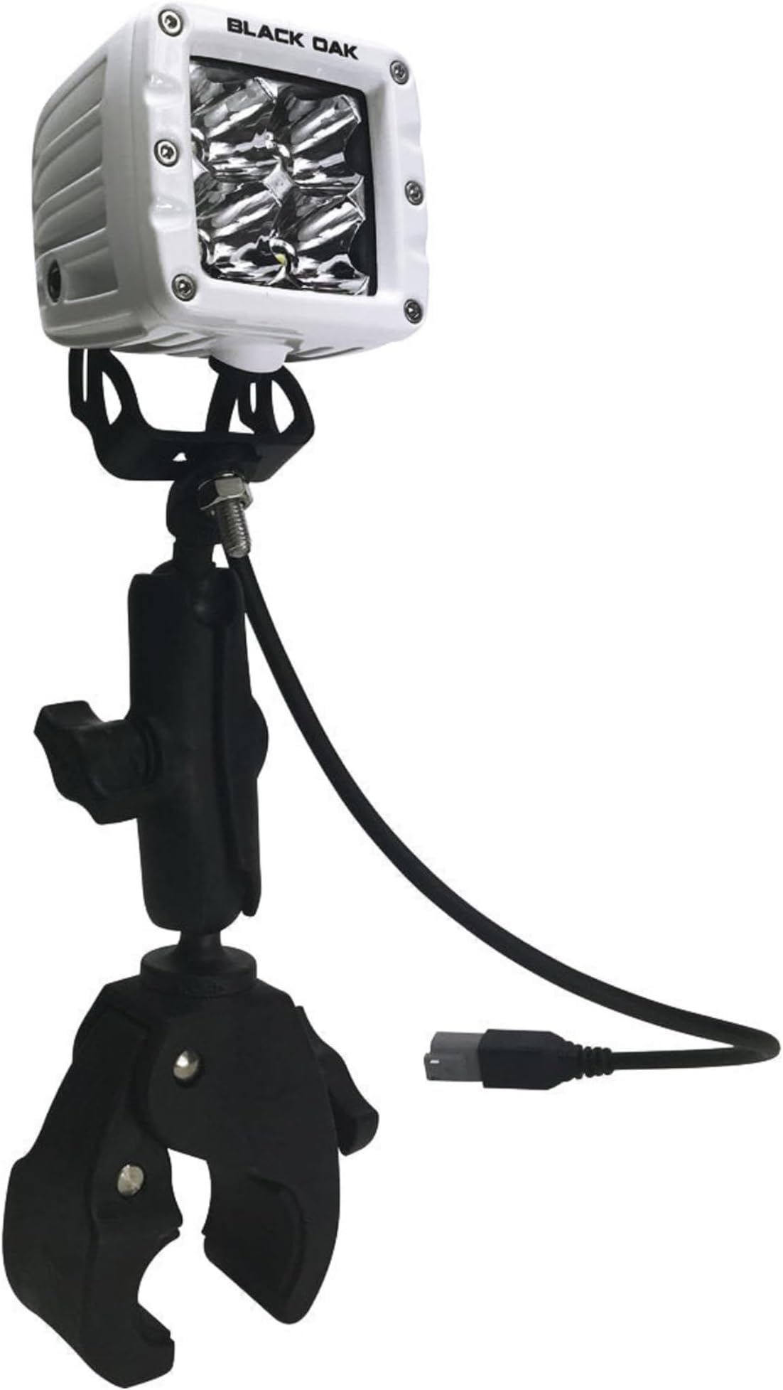 Amazon.com: Black Oak LED Pods with Mounting - Marine Clamp On Spot ...