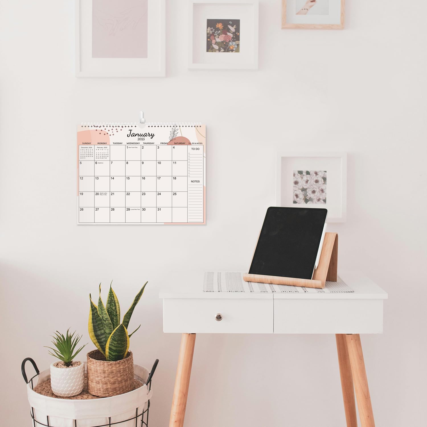 Snapklik.com : Wall Calendar 2024-2025, Calendar Planner 14.5" X 11.5 ...