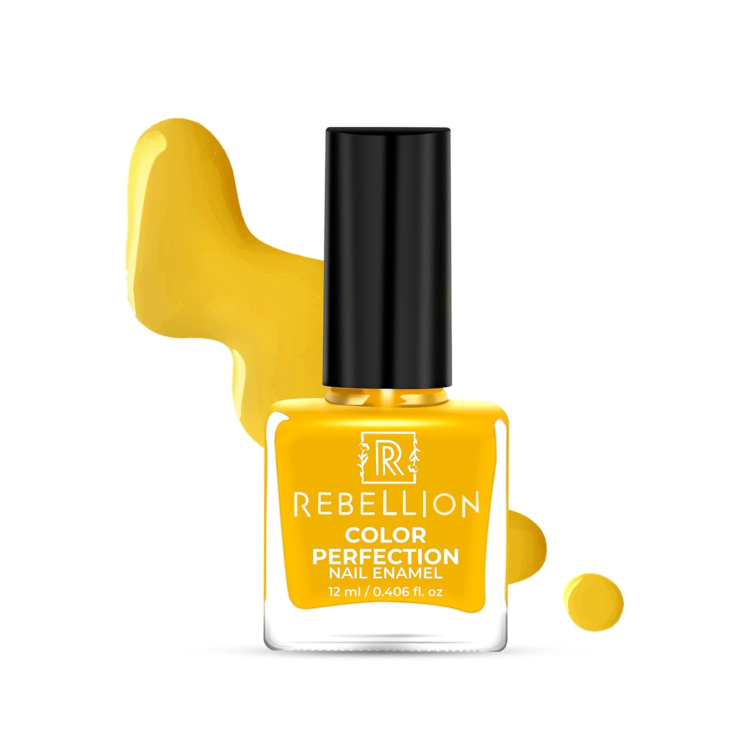 Buy Rebellion Color Perfection Nail Enamel - 12ml | Yellow - Simply ...