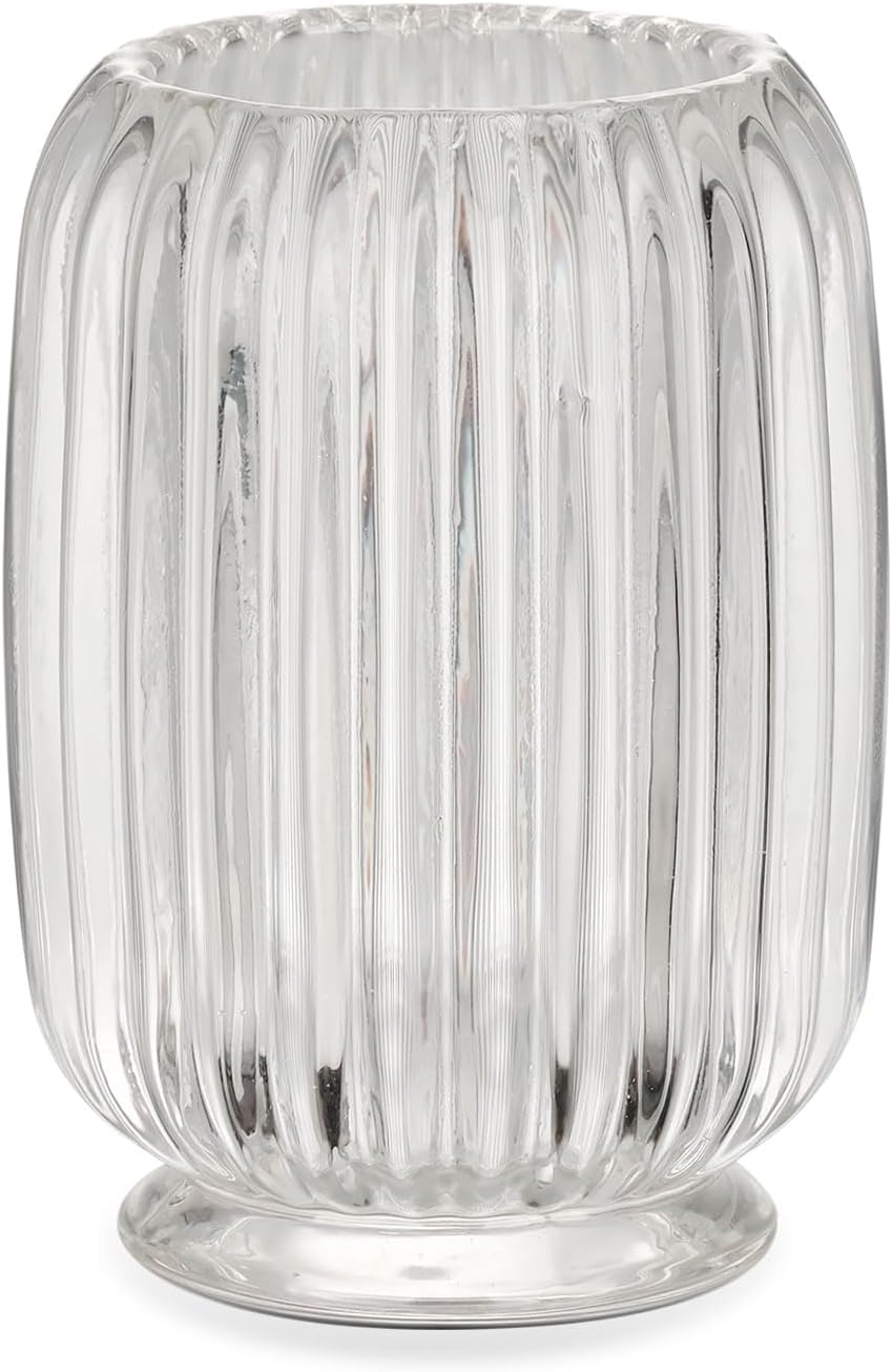 Amazon.com: VanEnjoy Clear Toothbrush Cup Glass Toothbrush Holder for ...