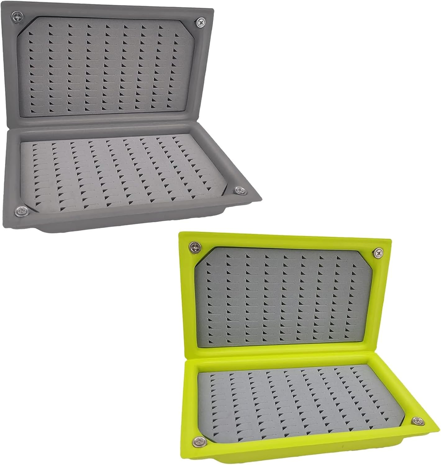 Amazon.com: 2 PC Fly Box Float Tackle Box Grip Foam Fly Fishing Tackle ...