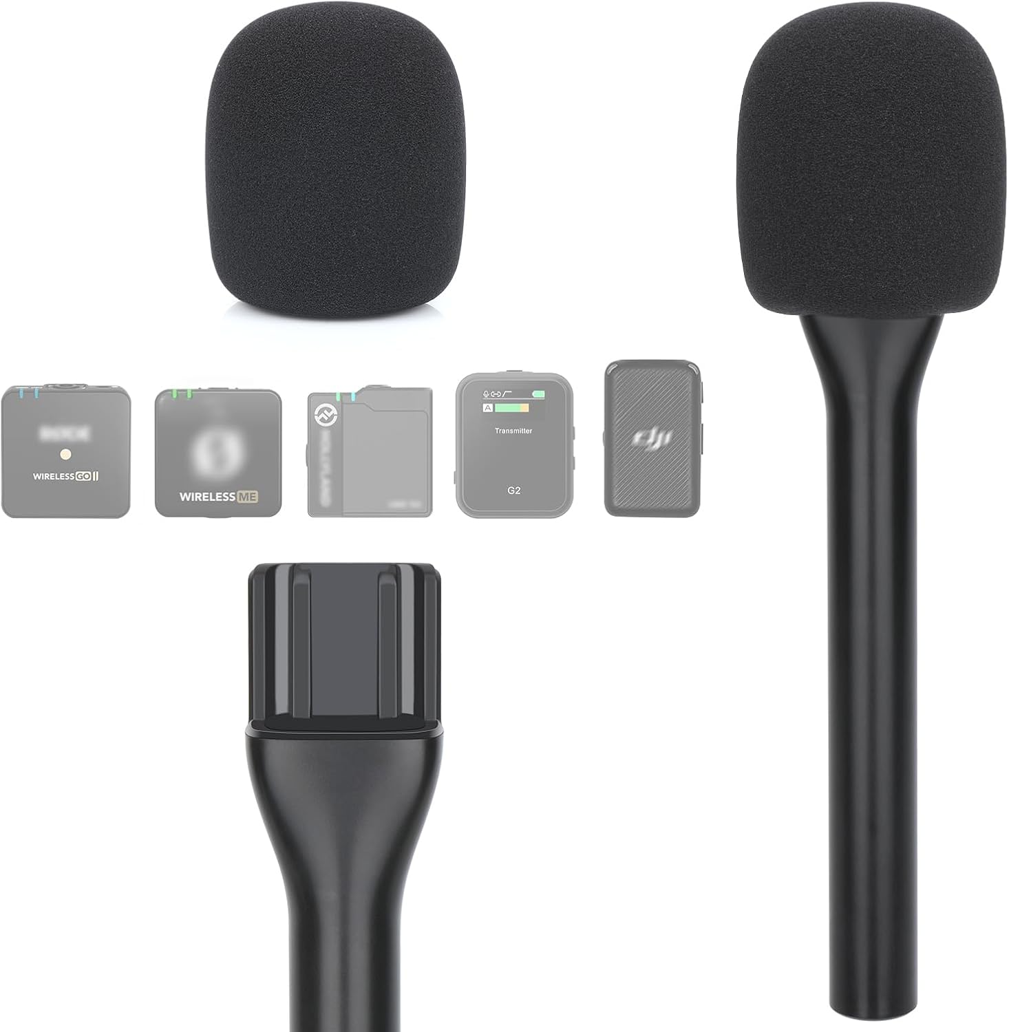 Amazon.com: YOUSHARES Interview Microphone Handheld Adaptor for Rode ...