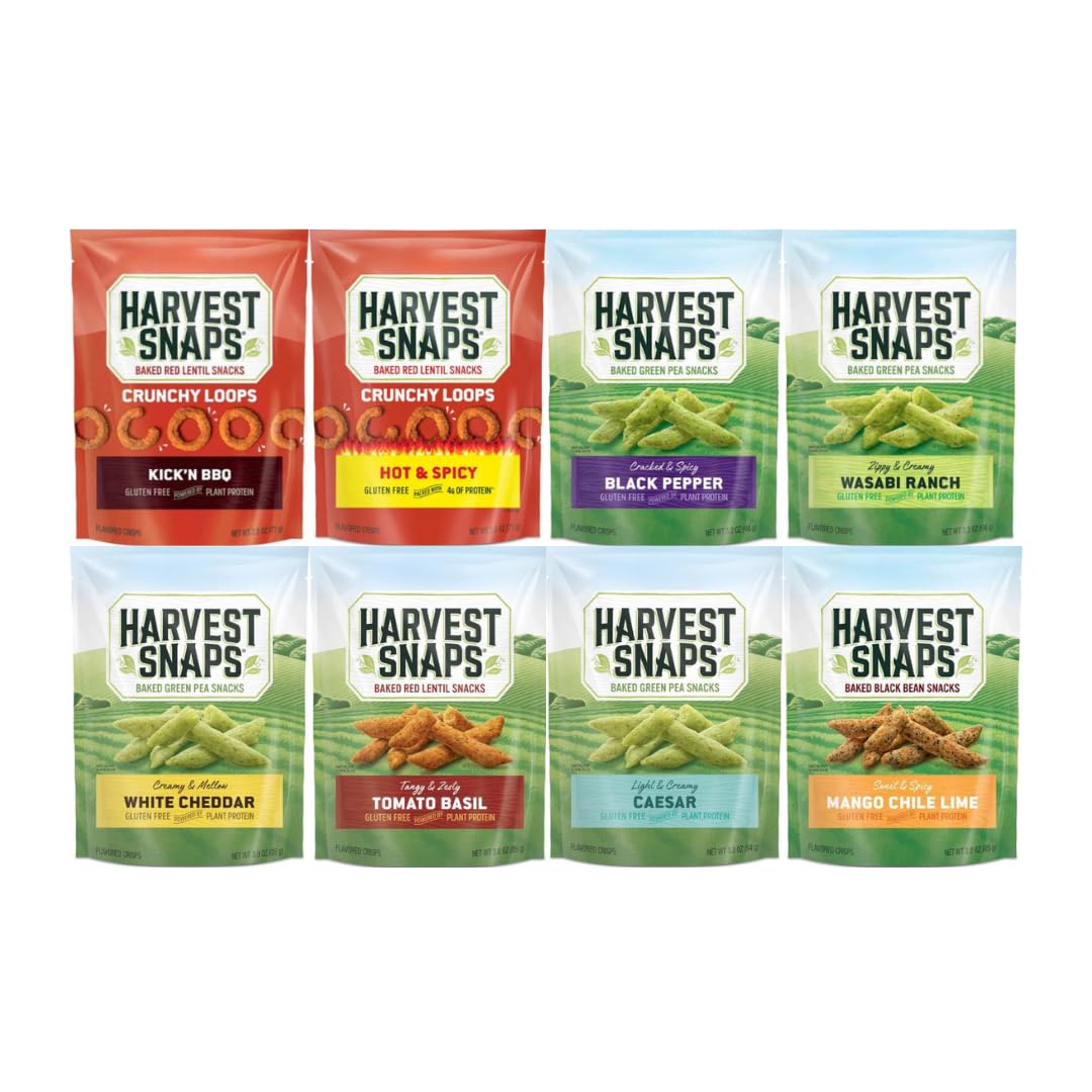 Amazon.com: Variety Pack Veggie Chips, 8 Flavors, Crunchy Snack with ...
