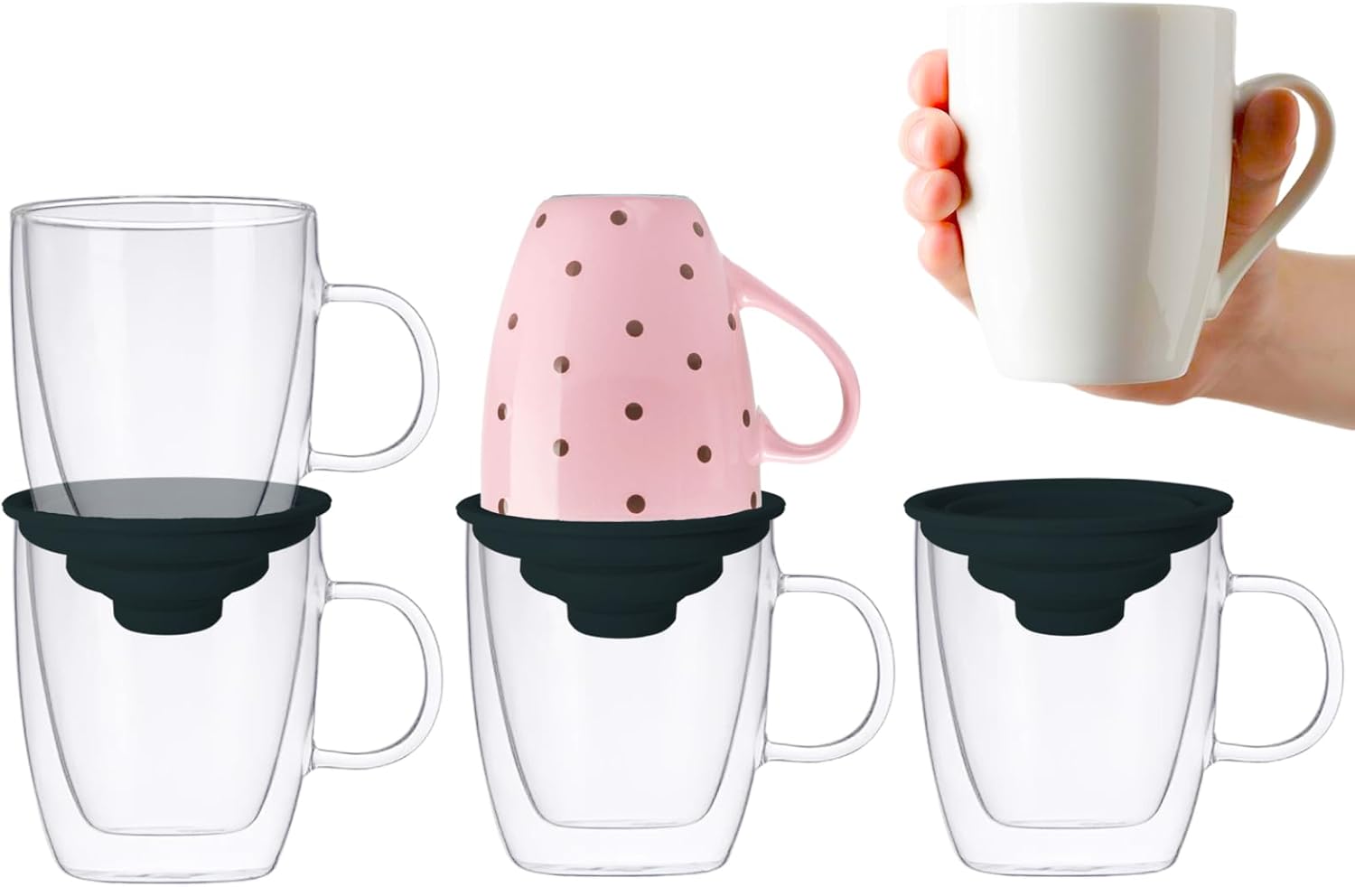 Amazon.com - Aifeedi Coffee Mug Organizers and Storage (6Pack ...