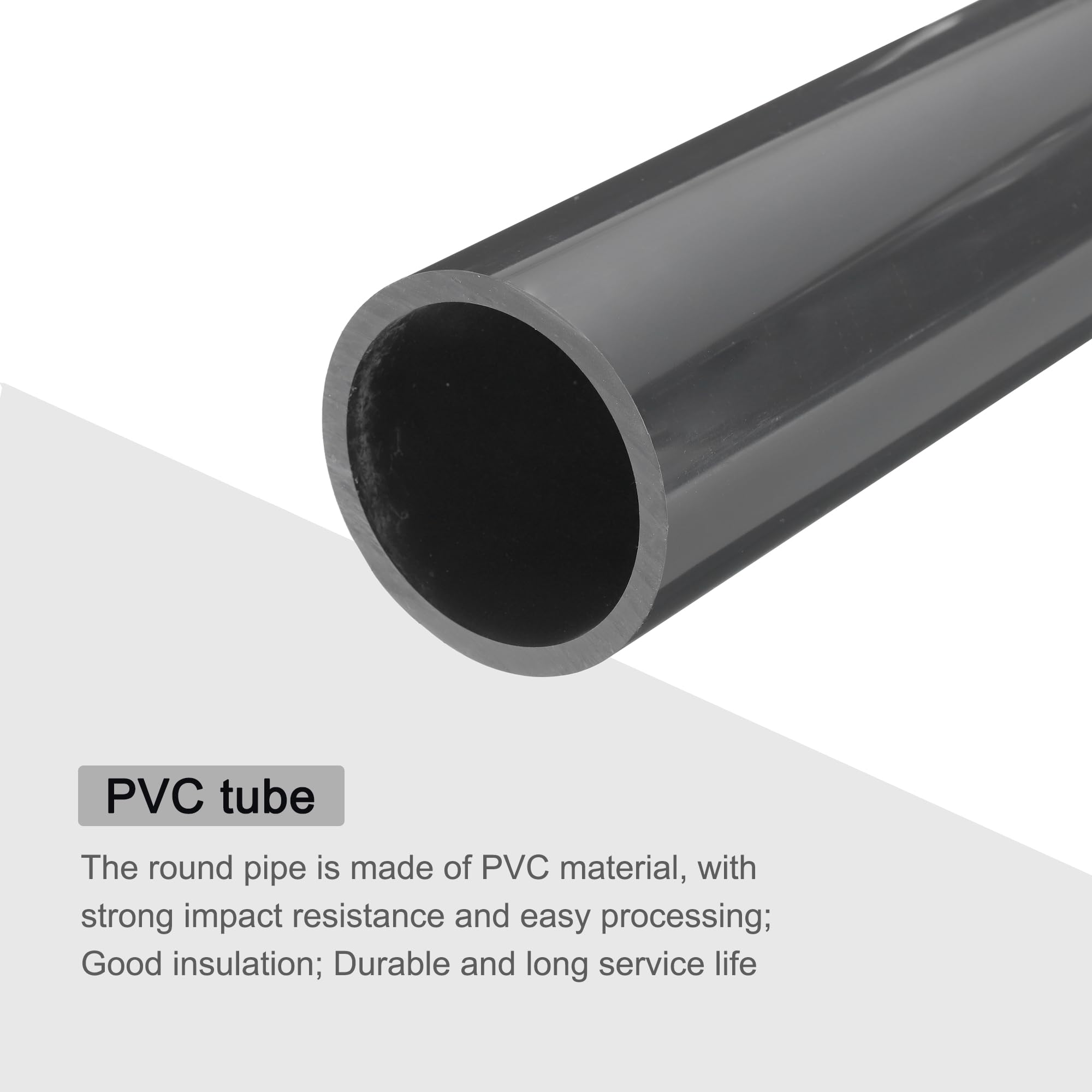 Snapklik.com : MECCANIXITY PVC Rigid Tube Round Pipe Hardware Tubing 63.8mm