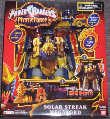Power Rangers Mystic Force Solar Streak Megazord : Amazon.co.uk: Toys ...