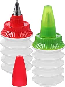 Amazon.com: MAGICLULU 2Pcs Squeeze Writer Bottles Cookie Icing Bottles ...