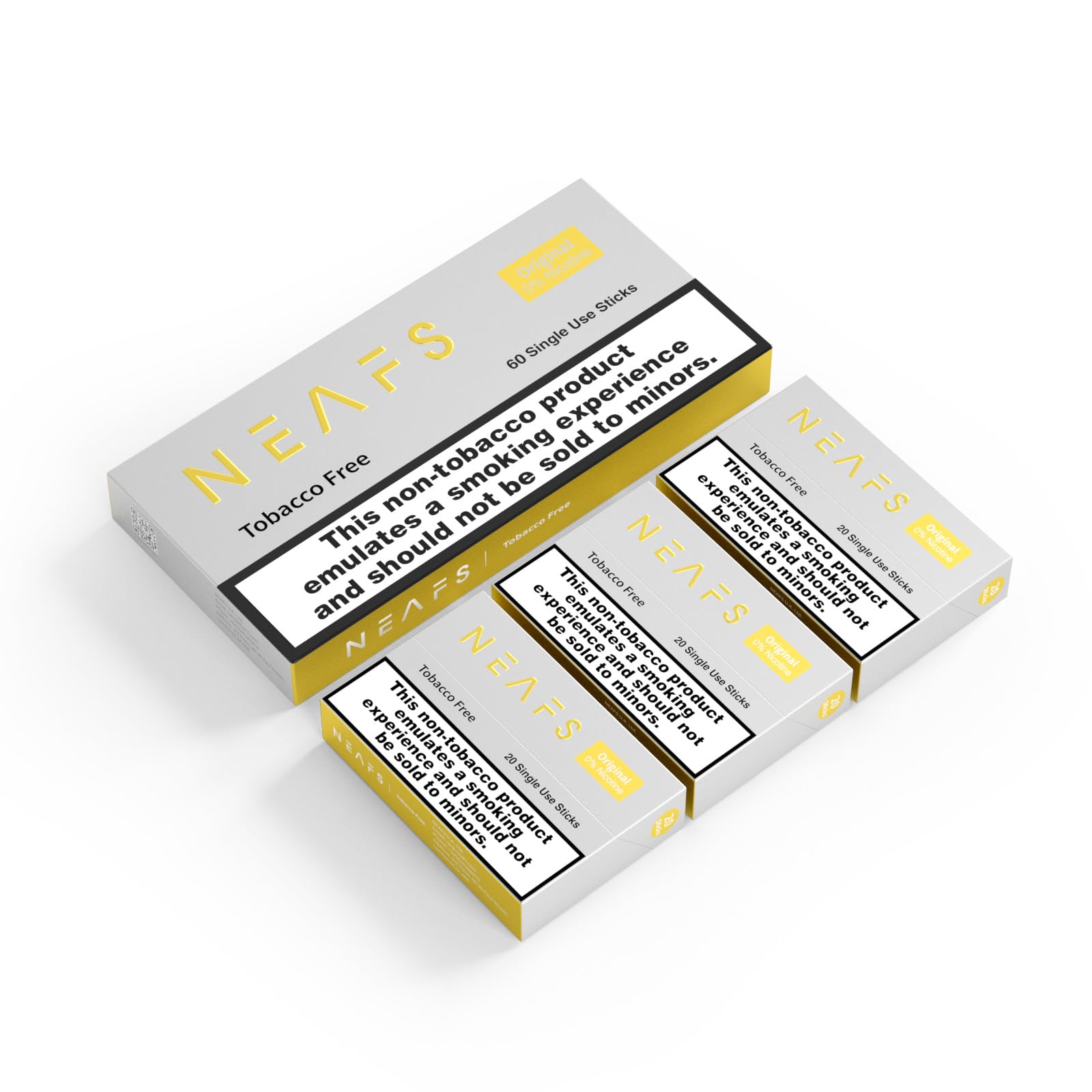 NEAFS Original Tobacco Free Nicotine Free Sticks (60 Stick Pack ...