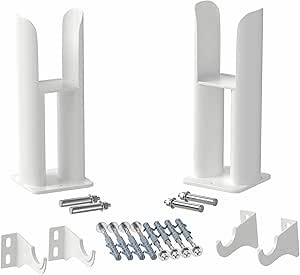 DuraTherm® Floor Mounting Radiator Leg Kit Feet Freestanding Supports ...