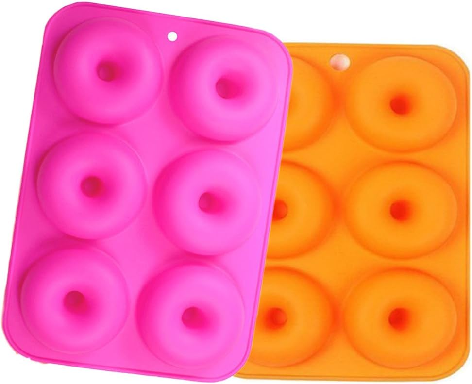 Amazon.com: WedFeir 6-Cavity Silicone Cookie Molds Set of 2, Non-Stick ...