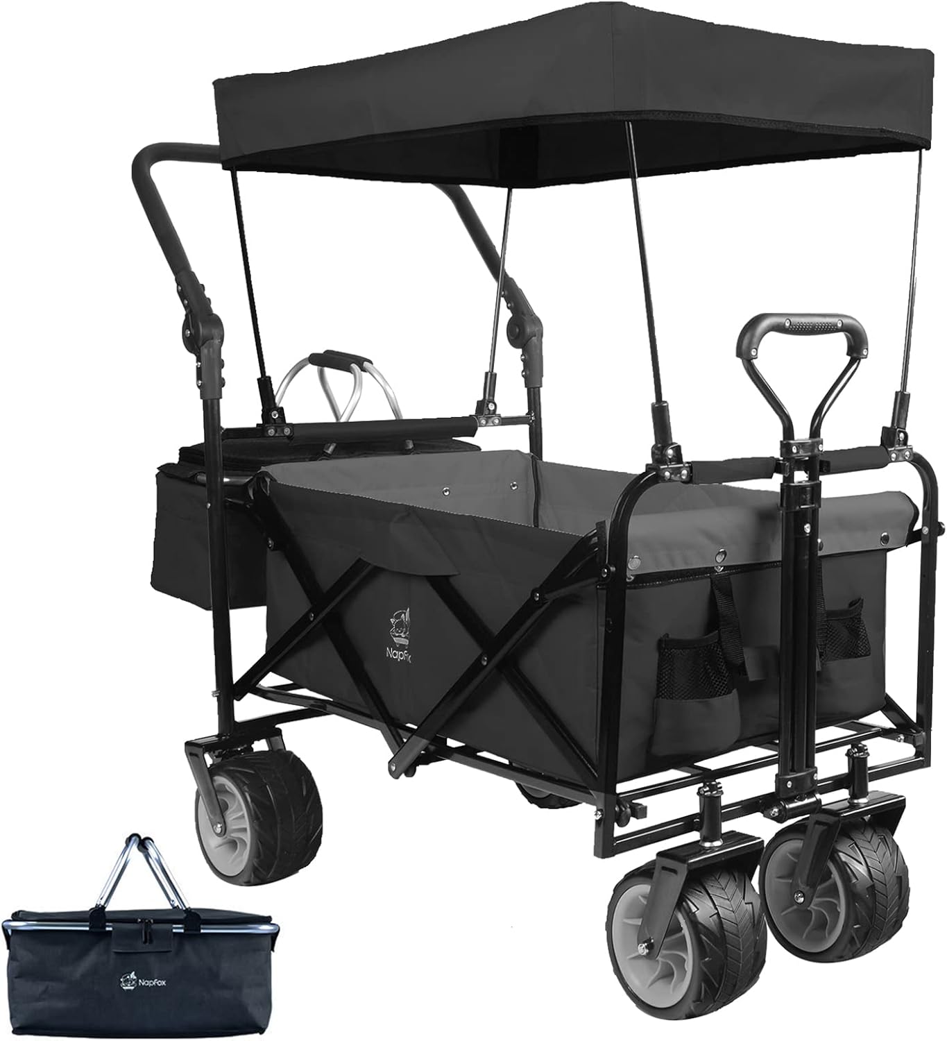 Amazon.com : Collapsible Wagon Heavy Duty Folding Wagon Cart with ...