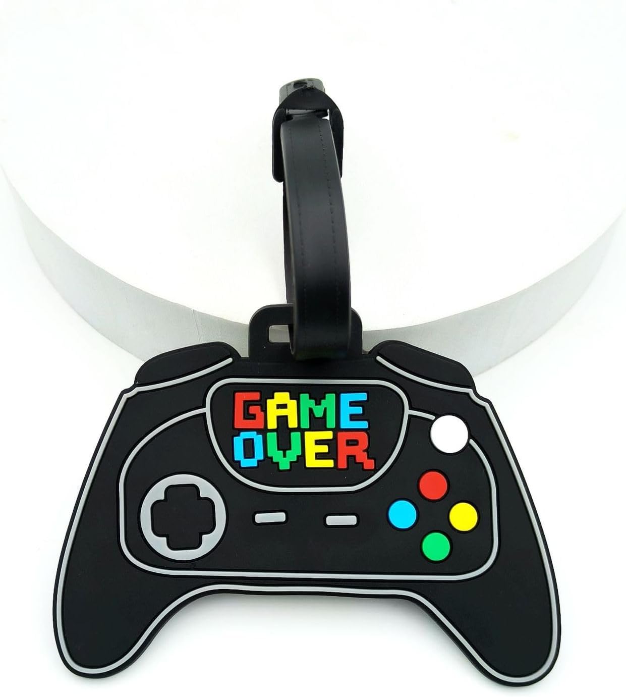 Amazon.com | Retro Game Controller Silicone Luggage Tag Fun and Unique ...