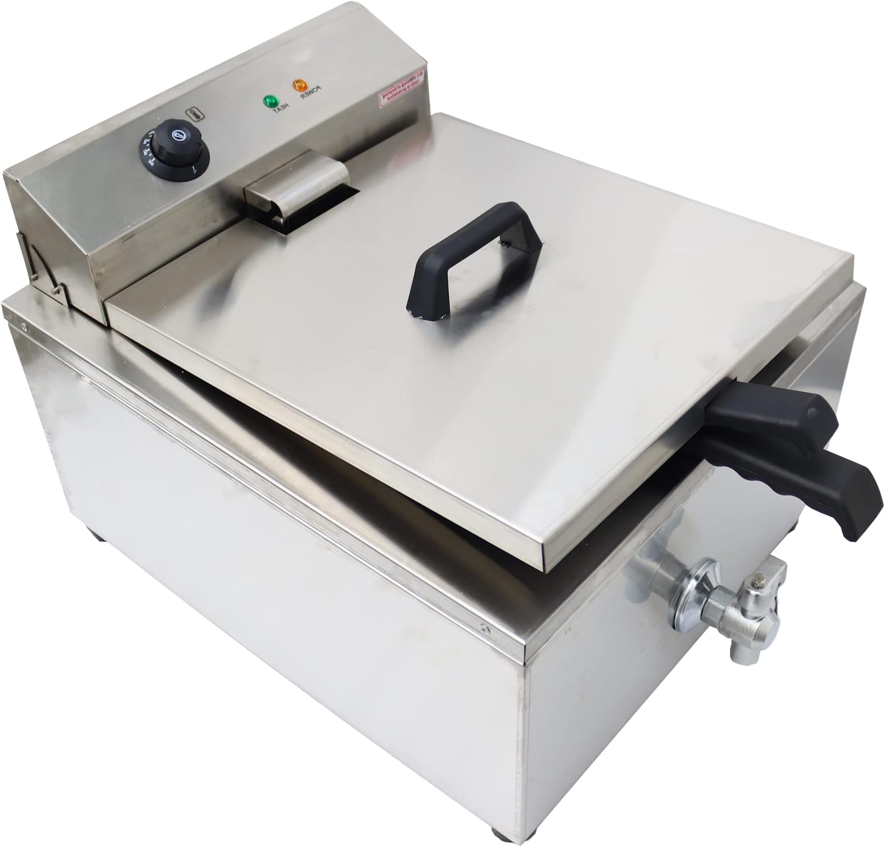 Amazon.com: PreAsion 110V 2000W Electric Commercial Deep Fryer 22L ...