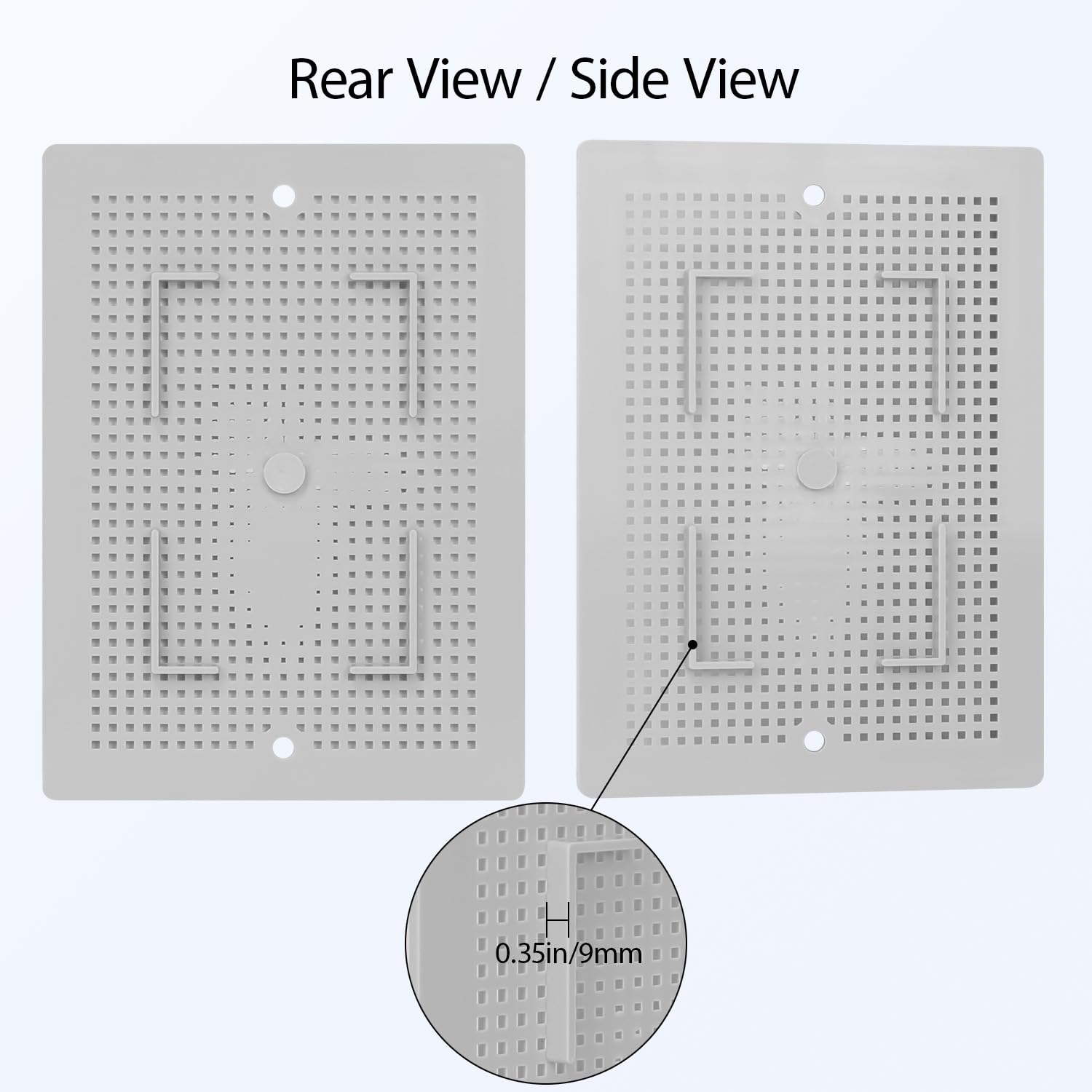 Snapklik.com : LeMotech Junction Box Mounting Plate ABS Plastic ...