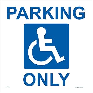Disabled Parking Signs Outdoor R99 California Handicapped Parking Only ...