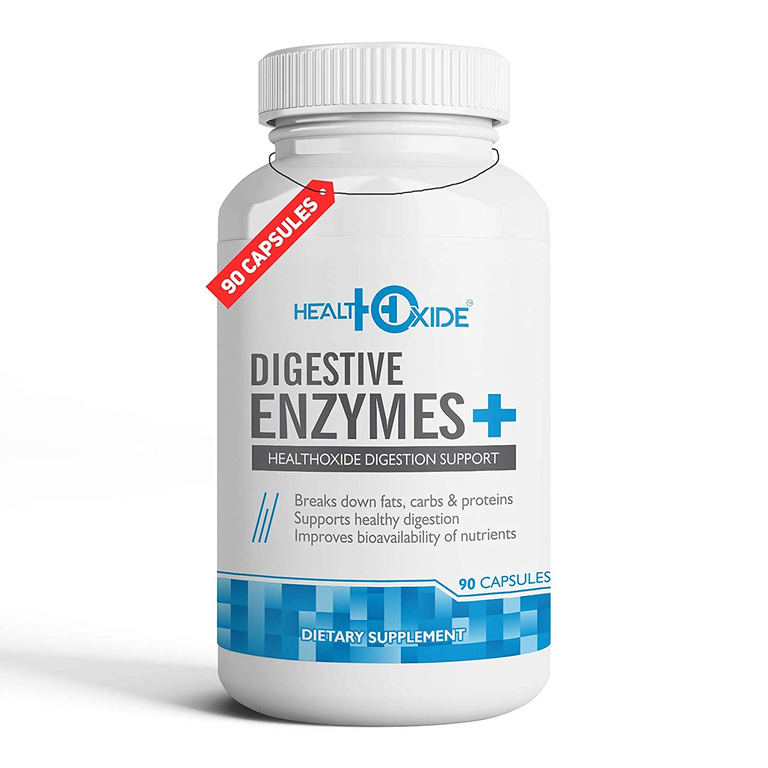 Buy HealthOxide Digestive Enzymes plus - Natural Support for Better ...