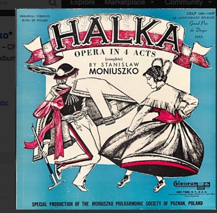 Amazon.com: Halka: Opera In 4 Acts (Complete) LP Set: CDs & Vinyl