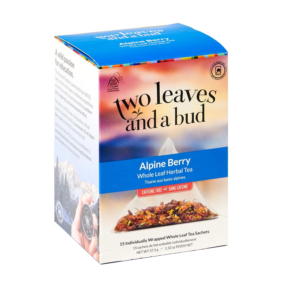 Amazon.com : Two Leaves and a Bud Alpine Berry Herbal Tea Bags ...