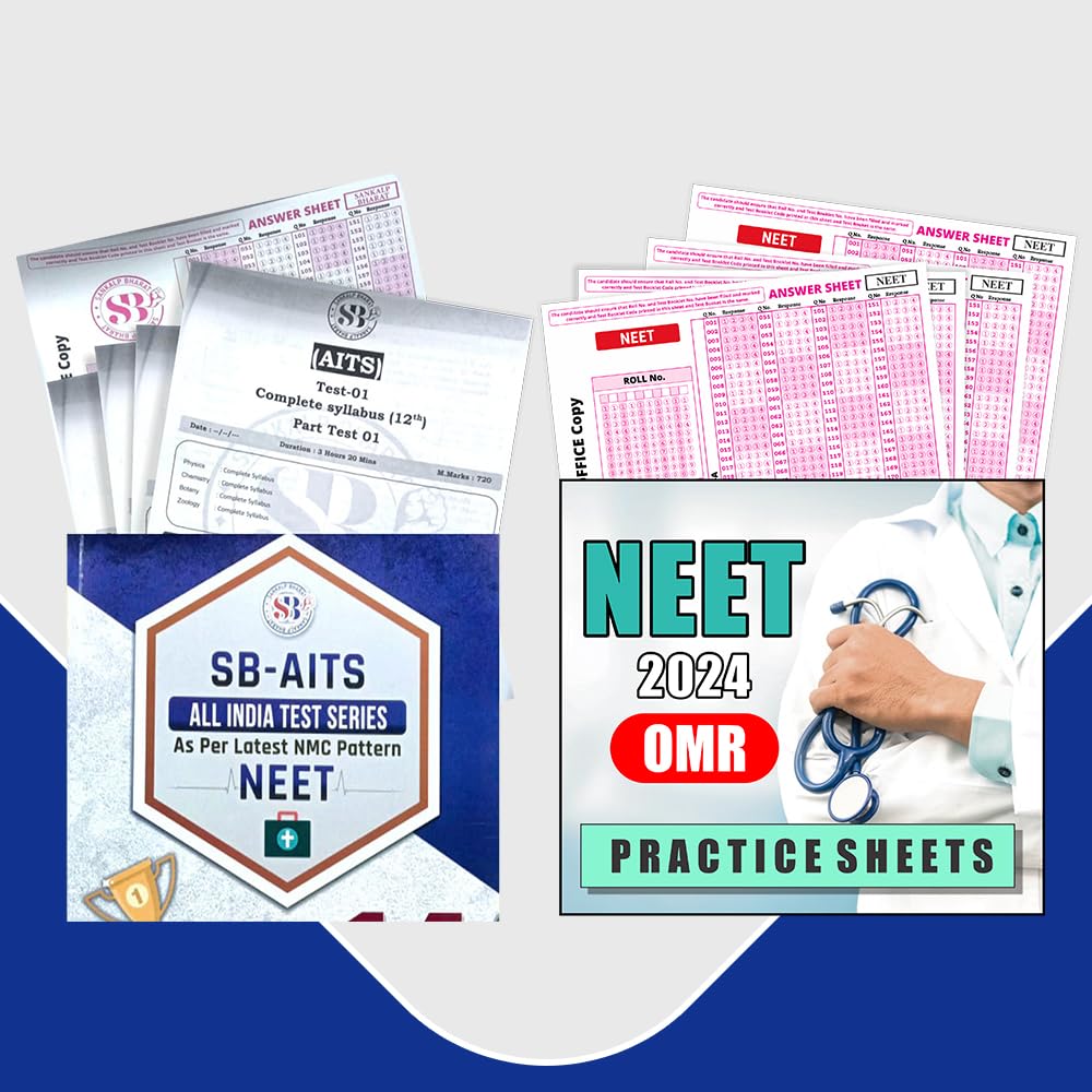 Buy Combo Of Sankalp Bharat NEET Mock Test (14 Mock Papers) Physics ...
