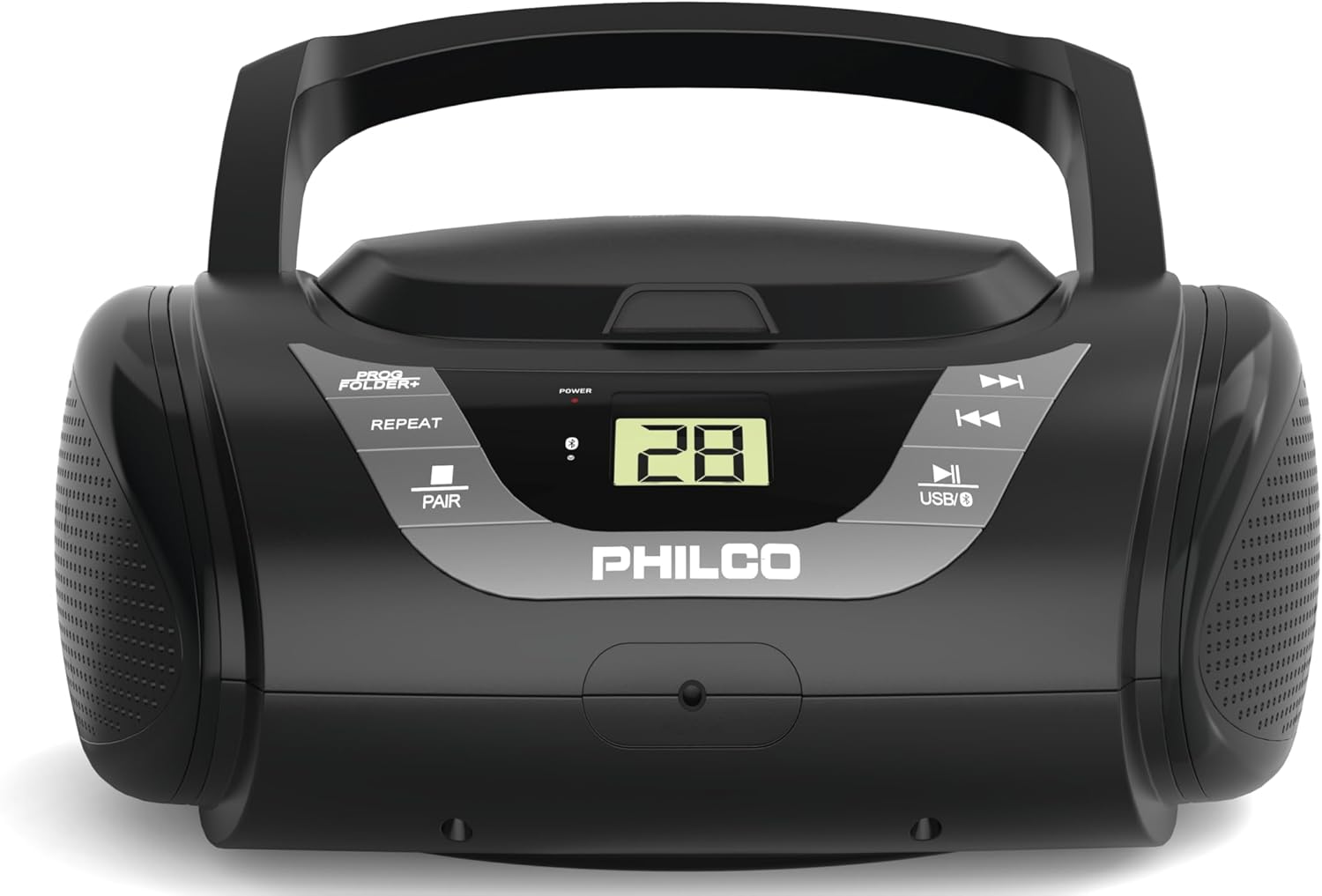 Amazon.com: PHILCO Portable Bluetooth Boombox with CD Player ...
