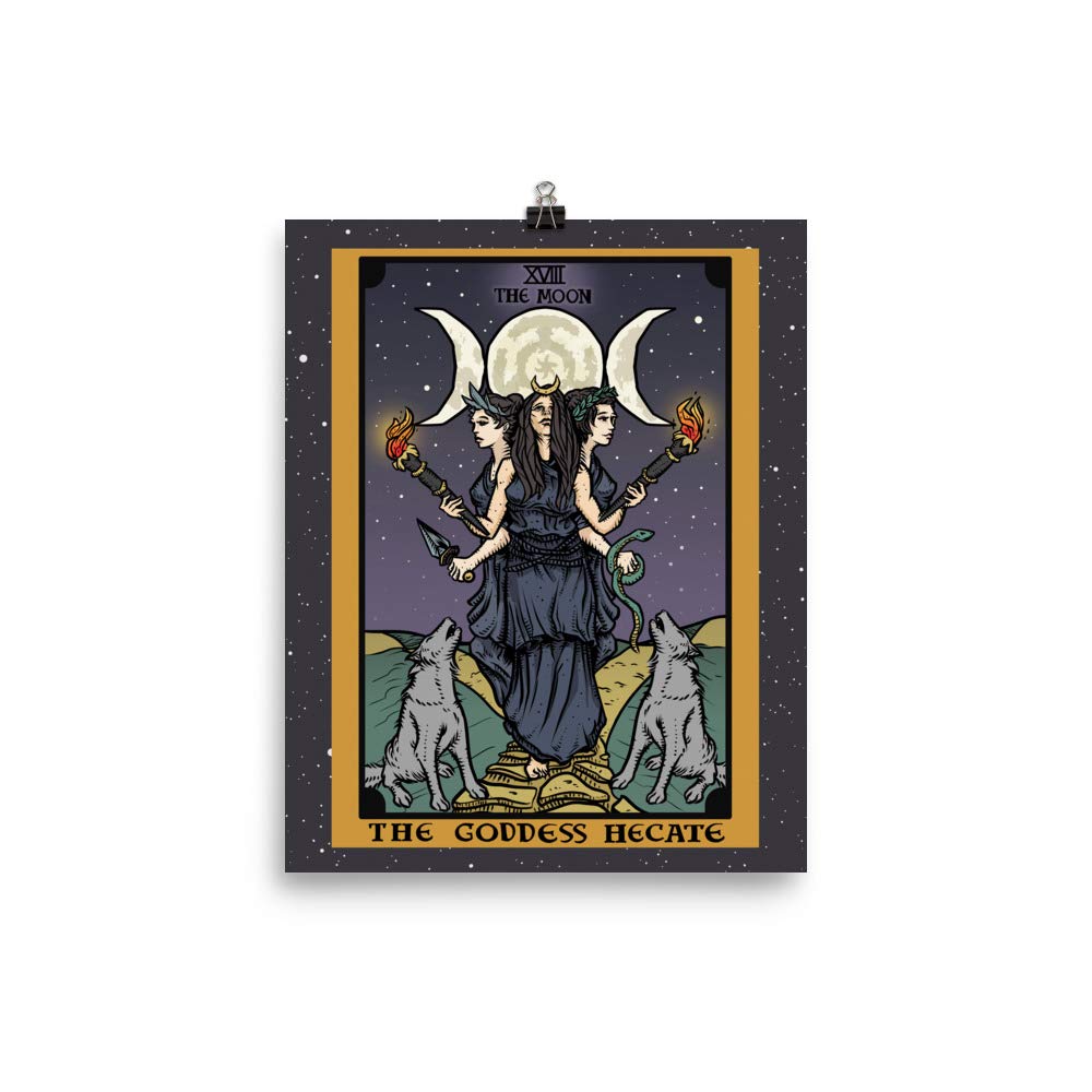 Buy The Goddess Hecate Tarot Card - Triple Moon Goddess Hekate ...